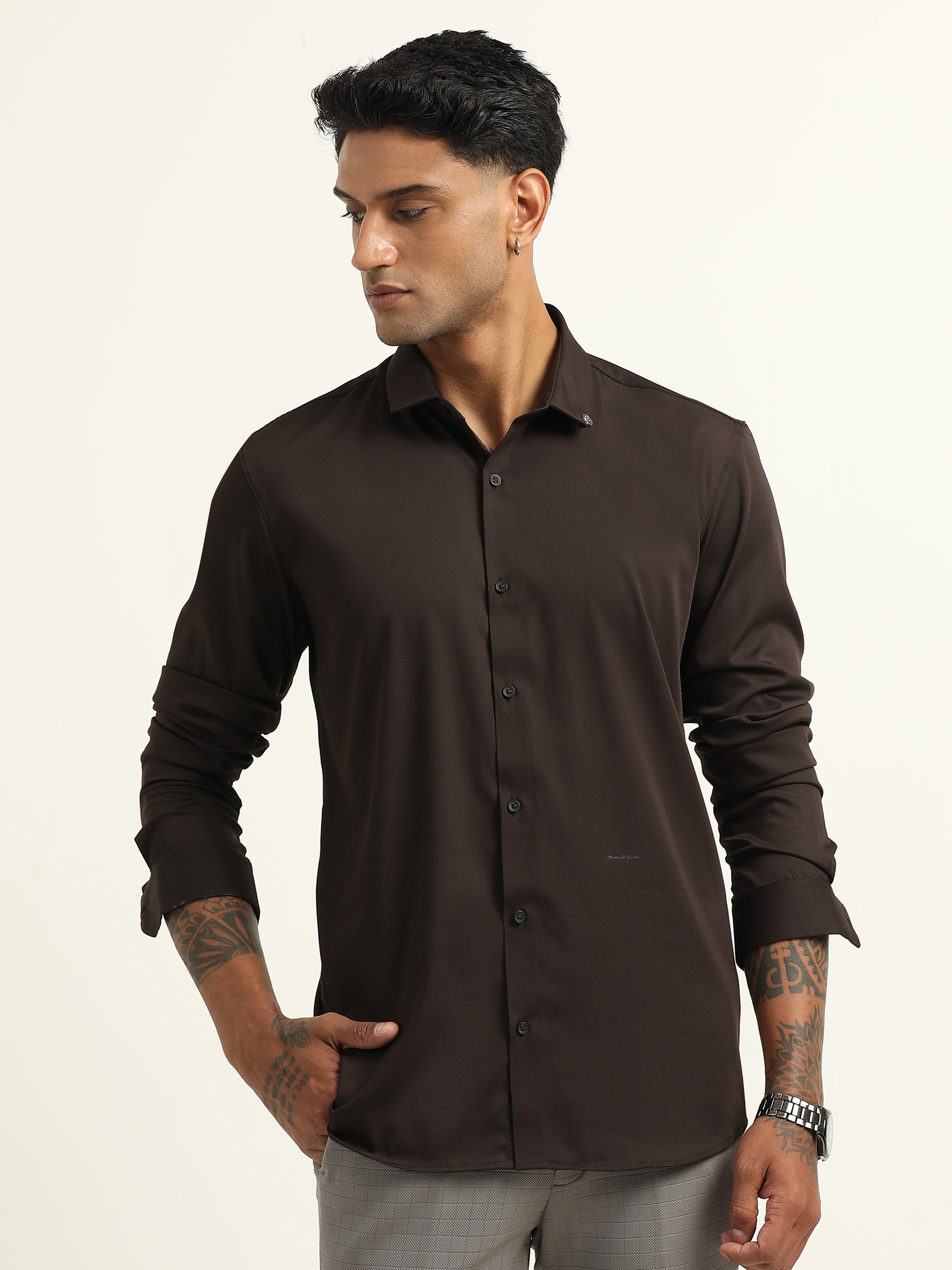 Mens Solid Shirts: Great Offer On Plain Shirts For Men